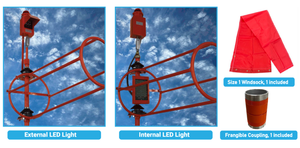 Wind Cone L-806 - FAA Certified Airport Wind Cones - Halibrite