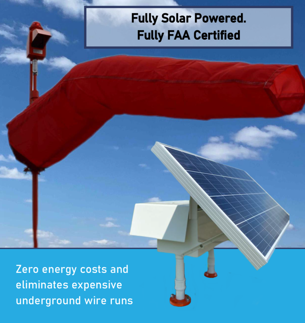 Solar Power Windcone L807 - Halibrite Airport Lighting Manufacturer