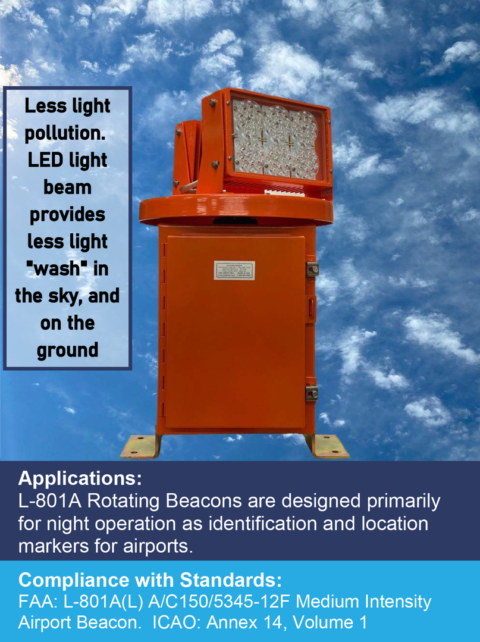 Airport LED Rotating Beacon L-801A(L) - Halibrite