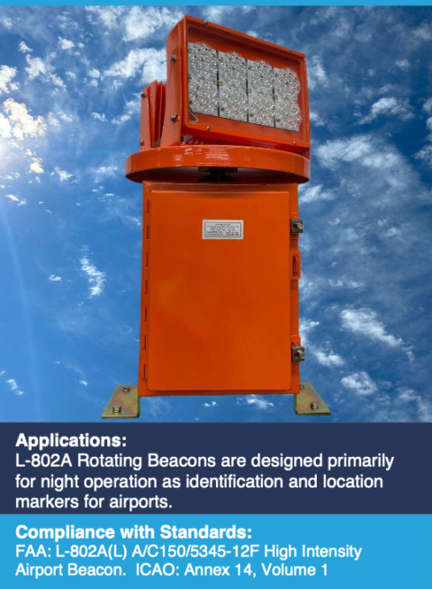 Airport LED Rotating Beacon L-802A(L) | Halibrite